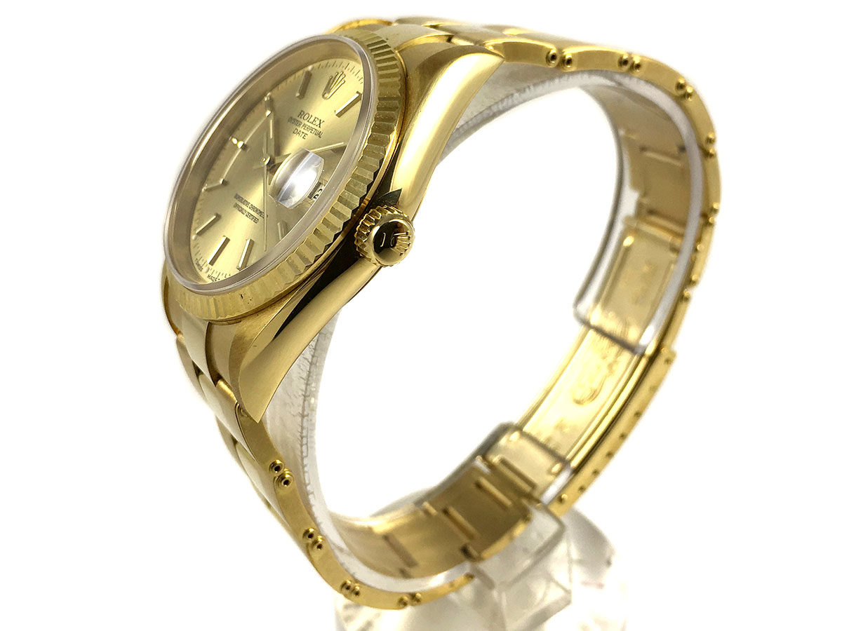 RELOJ Rolex Oyster Perpetual Date 15238 Riveted Bracelet - compramos y ...