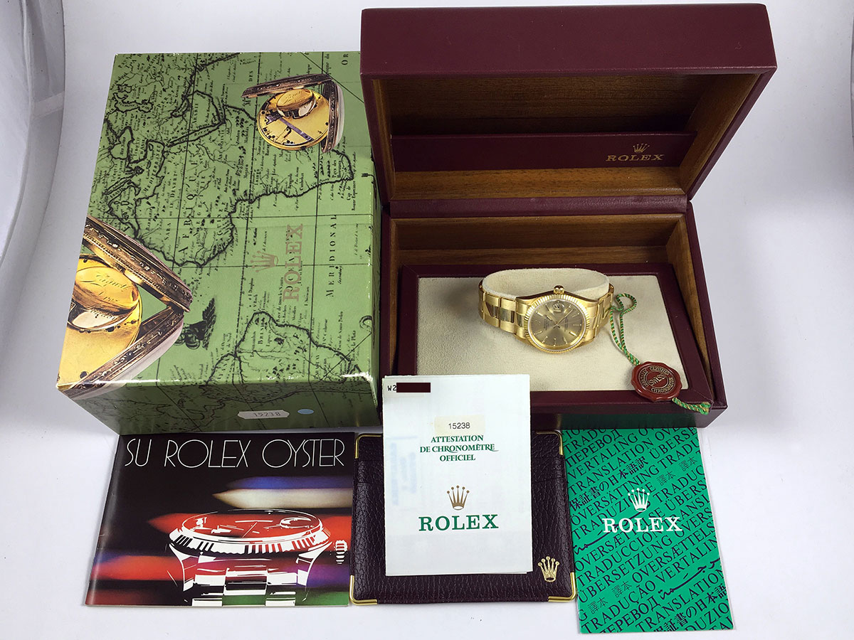 RELOJ Rolex Oyster Perpetual Date 15238 Riveted Bracelet - compramos y ...