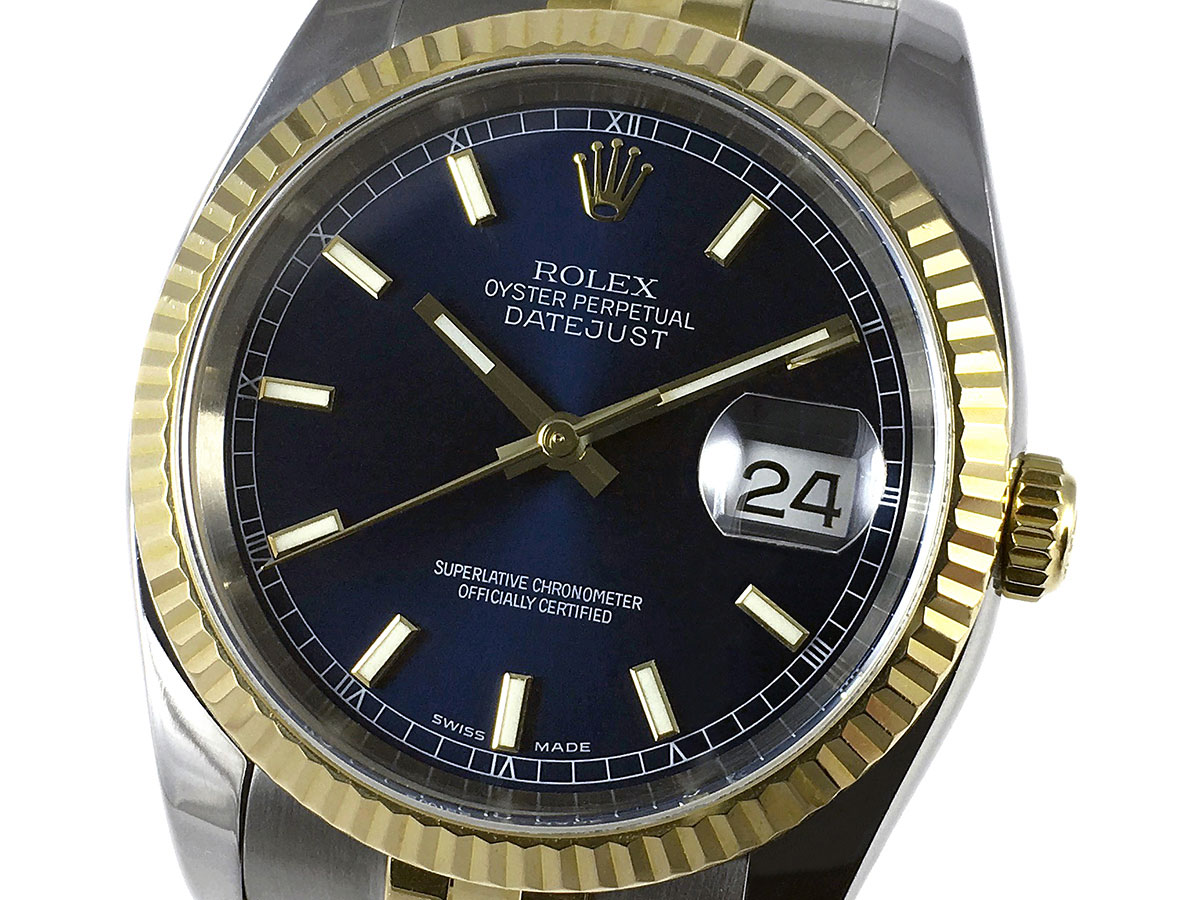 RELOJ Rolex Datejust 116233 - Blue Dial - Icone Watches - Compra venta ...